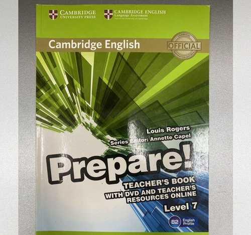 Prepare Level 7 B2 Teacher's book (TB) + CD