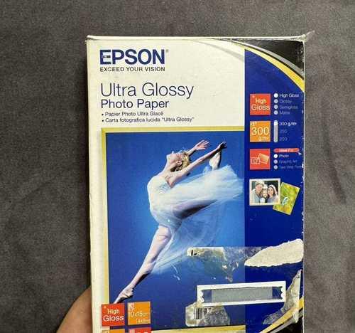 Фотобумага epson 10x15 ultra premium glossy