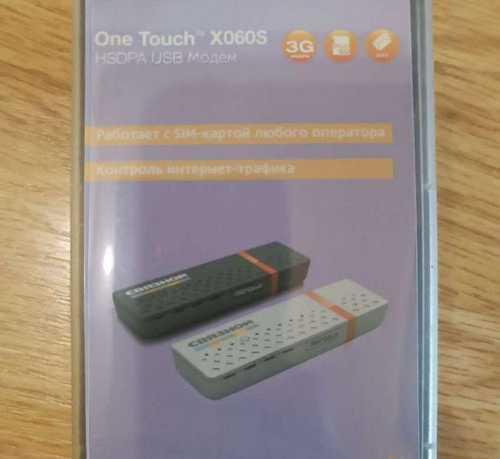 Модем One Touch X060S black