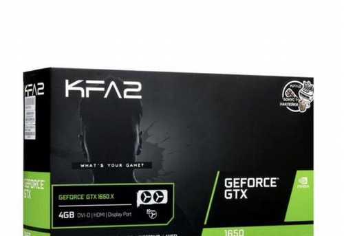 Игровая видеокарта KFA2 GeForce GTX 1650 x black
