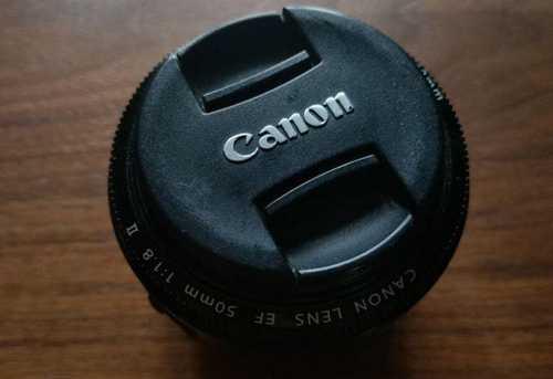 Объектив Canon 50mm 1 8