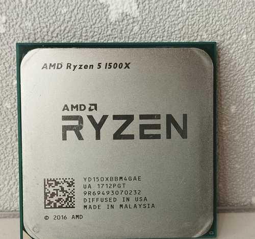 Процессор amd ryzen 5 1500X