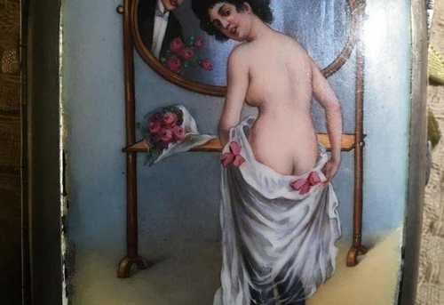 Порт сигар. Серебро. Финифть