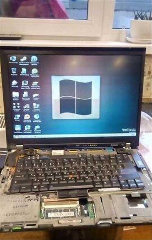 Lenovo Thinkpad t61 на запчасти