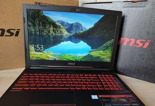 Ноутбук MSI GL63 8RD-470XRU + ssdm2 512GB +Windows