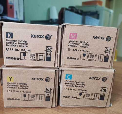 Комплект тонеров Xerox C60 cmyk (Европа)