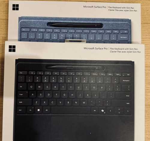 Surface pro flex keyboard with slim pen клавиатуры