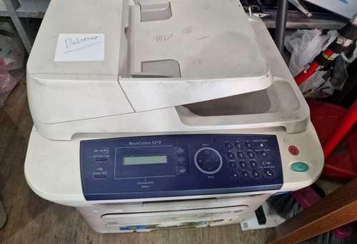 Принтер лазерный Xerox work workcentere 3210