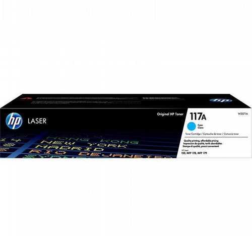 Тонер-картридж/ HP 117A Cyan Original Laser Toner Cartridge