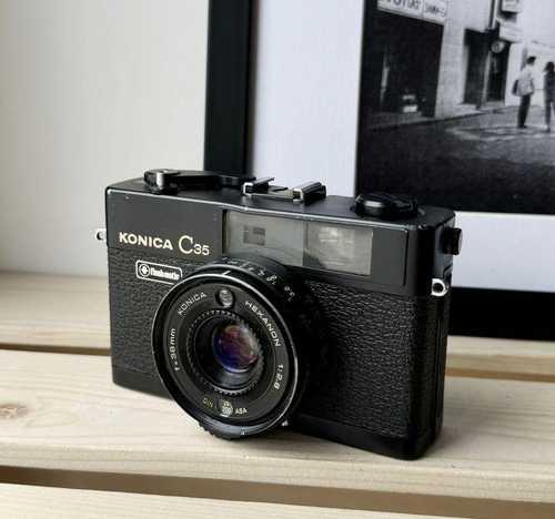 Konica C35 пленочный фотоаппарат