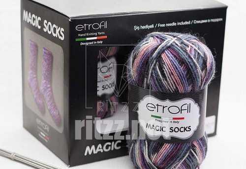 Пряжа подарочная носочная Etrofil Magic Socks