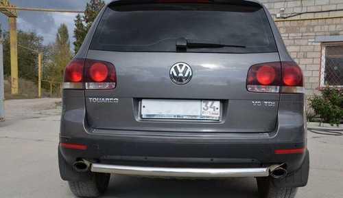 Volkswagen Touareg 2007-2010. Защита бампера. Кузо