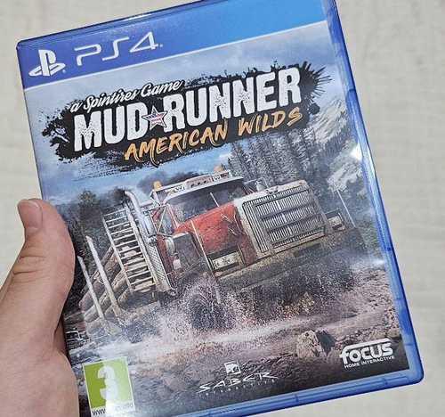 Диск на ps4 MudRunner American Wilds