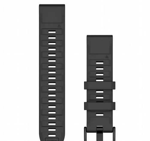 QuickFit 22 Watch Bands Graphite Silicone