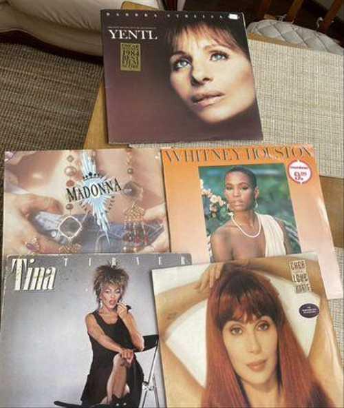 Винил Madonna, Cher, Whitney Houston