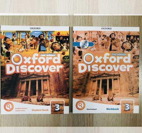 Oxford discover 3 Sudends book + Workbook Новый