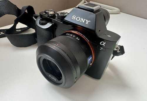 Зеркальный фотоаппарат Sony a7, Sony 35mm, 2.8