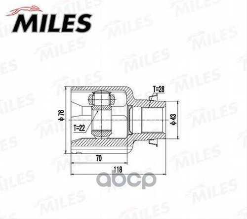 Шрус внутр правый mazda 3 BK 03-08/ BL 09-13 /M