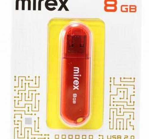 Флешка 8 гб USB Mirex Candy Red