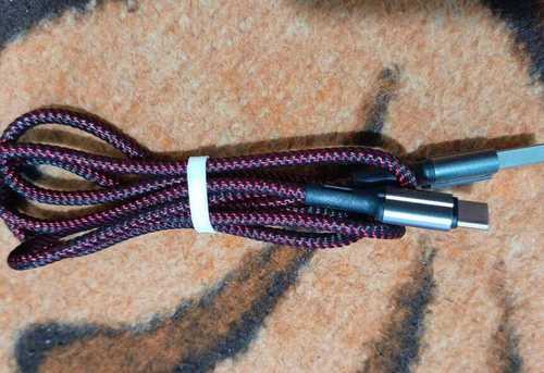 USB-Тype C, абс-но новый плетёный кабель, в коробе