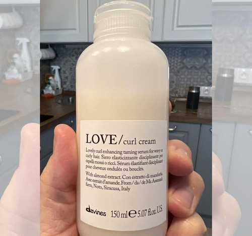 Davines love curl cream начатый