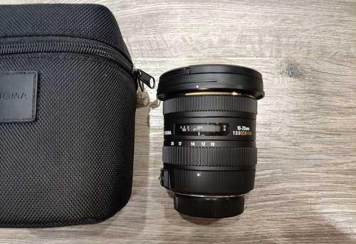 Sigma 10-20mm f/3.5 EX DC HSM Nikon F в Идеале
