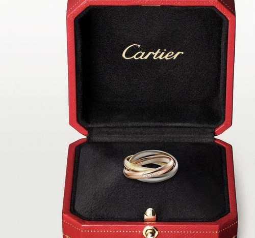 Cartier trinity кольцо оригинал