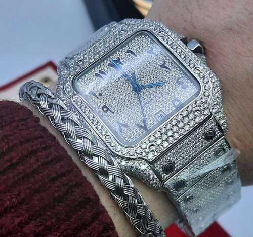 Часы Cartier Santos arabic