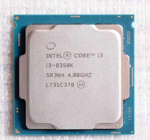 Процессор intel core i3 9100f