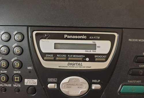 Факс Panasonic kx ft78