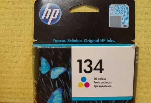 Картридж HP 134 трёхцветный