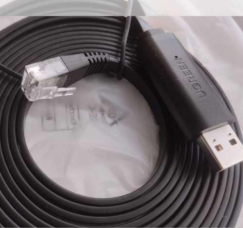 Кабель ugreen USB to RJ45 Console Cable