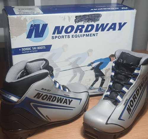 Лыжные ботинки nordway 34 раз крепление NNS