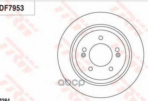 Диск тормозной задний KIA optima 2012- DF7953 D