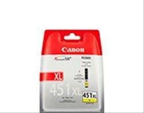 Картридж струйный Canon CLI-451XLY 6475B001 желтый