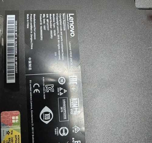 Моноблок lenovo v530-24icb на запчасти