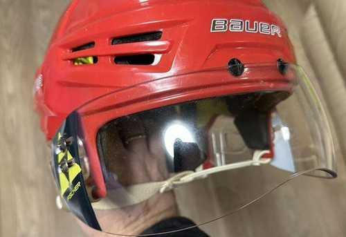 Шлем хоккейный bauer взрослый с визором fisher