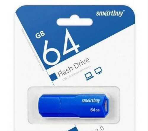 Флешка USB 64Gb SmartBuy clue Blue
