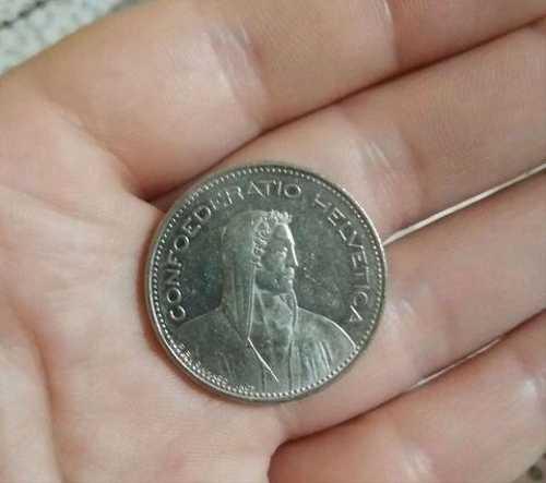 Швейцария 5 FR 1995 B
