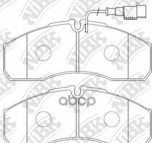 Колод. торм. диск. NiBK PN0072W PN0072W NiBK