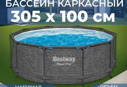 Бассейн каркасный Steel Pro 305 х 100 см