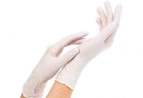 Виниловые перчатки прозрачные 50 пар