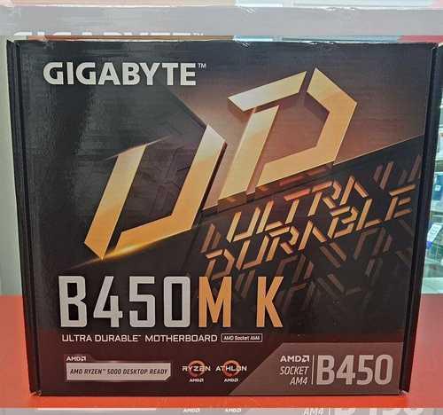 Материнская плата Gigabyte b450m K