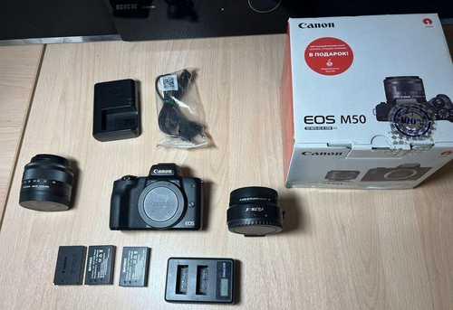 Canon eos M50 kit + Viltrox Ef ef-s