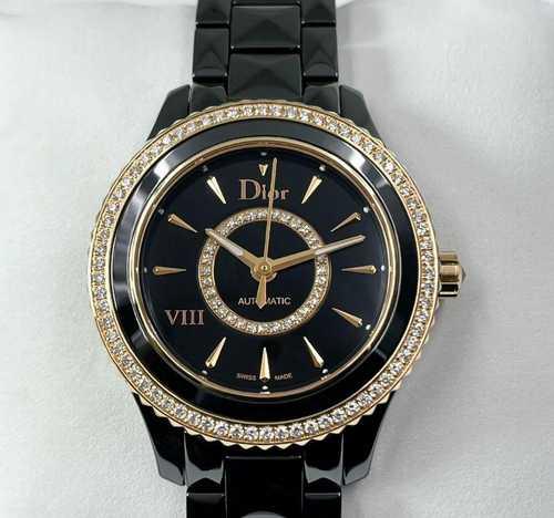 Часы Dior viii Black ceramic & Rose Gold automatic