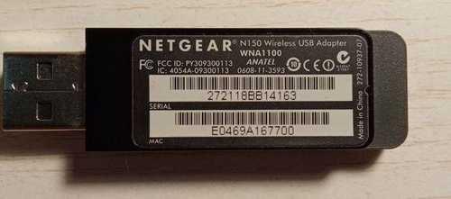 Сетевой USB адаптер Wi-Fi netgear