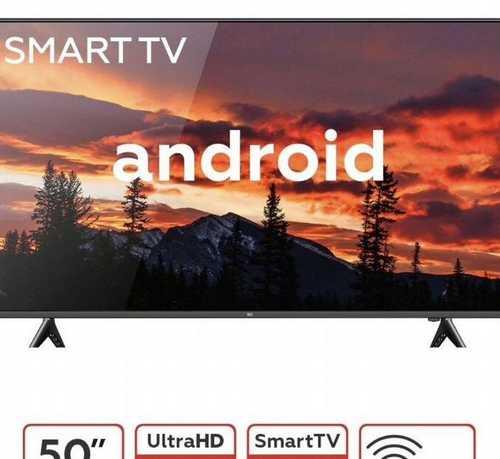 Телевизор BQ 50'' 4K Smart TV новый