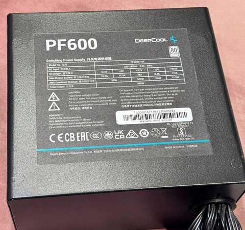 Блок питания deepcool pf600