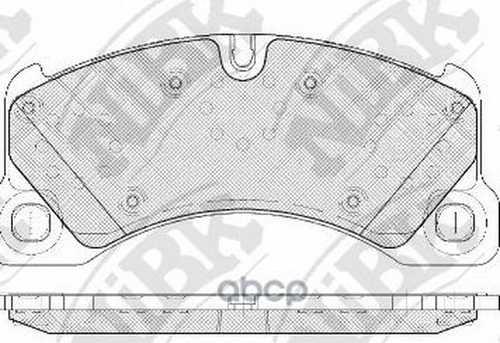 Колодки тормозные дисковые PN0529 NiBK