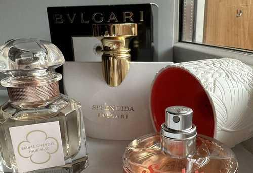 Парфюмерная вода guerlain, cacharel, bvlgari